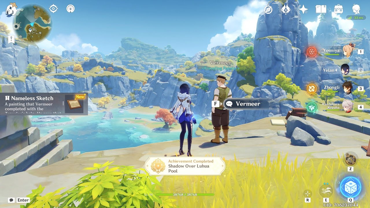 Shadow Over Luhua Pool Achievement - Genshin Impact - YouTube