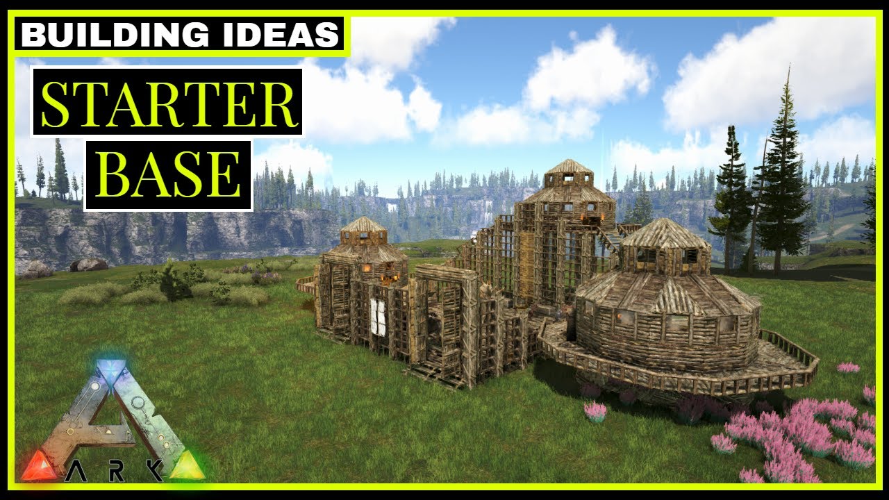 HOW TO BUILD A STARTER BASE PVE | ARK SURVIVAL - YouTube