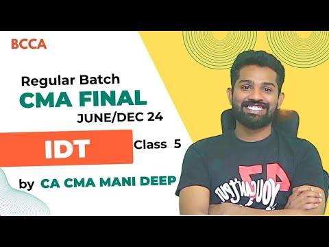 CMA || FINAL || GROUP 4 || IDT || CLASS 5|| JUNE / DEC 2024|| - YouTube