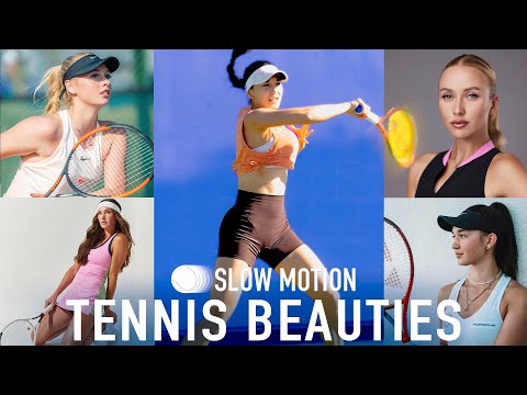 Tennis Beauties in 4K Slow-Motion