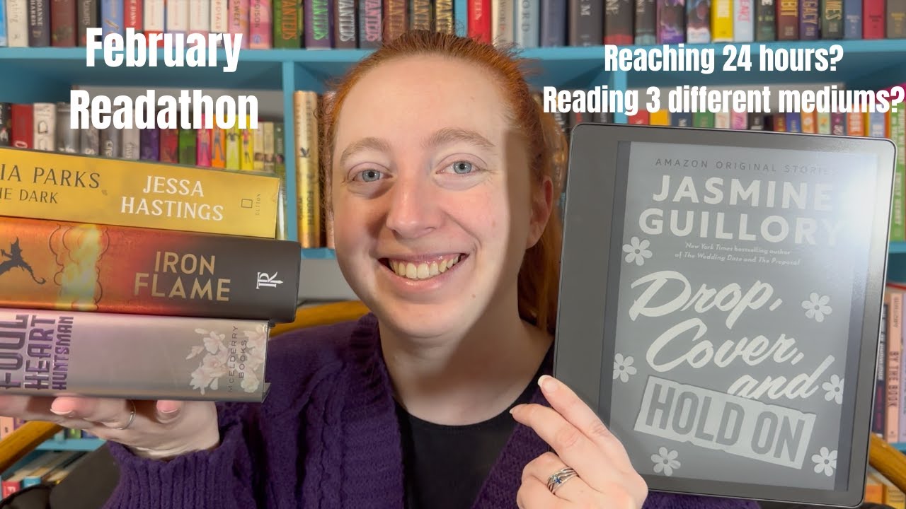 Finishing two 600+ page books | February Readathon - YouTube