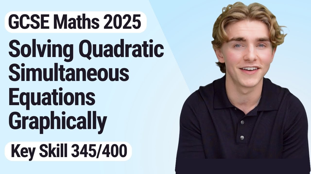 Solving Quadratic Simultaneous Equations Graphically | GCSE Maths 2025 ...