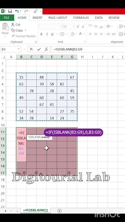 How To Fill Blank Cells In Data With Zero Exceltips Excel Exceltech Tutorial Microsoft