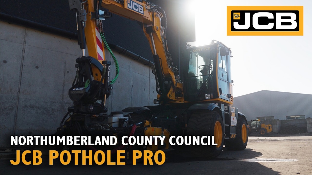 JCB Pothole Pro | Northumberland County Council - YouTube