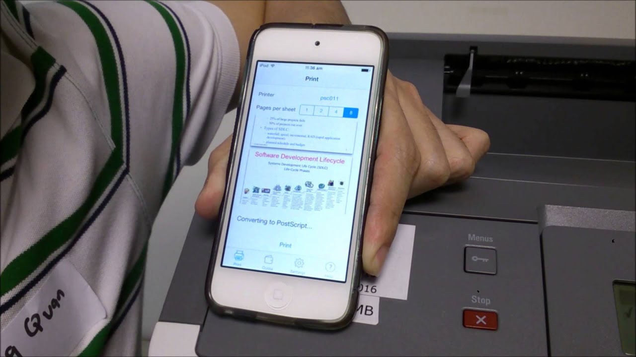 NUS SoC Print (Hack&Roll 2014) - YouTube