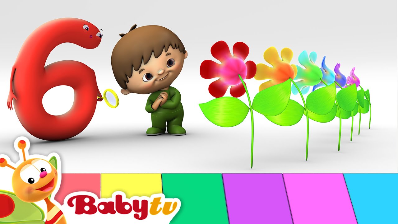 Numero kuusi 6 6️⃣ | numerot ja laskeminen lapsille | Jami ja numerot ...