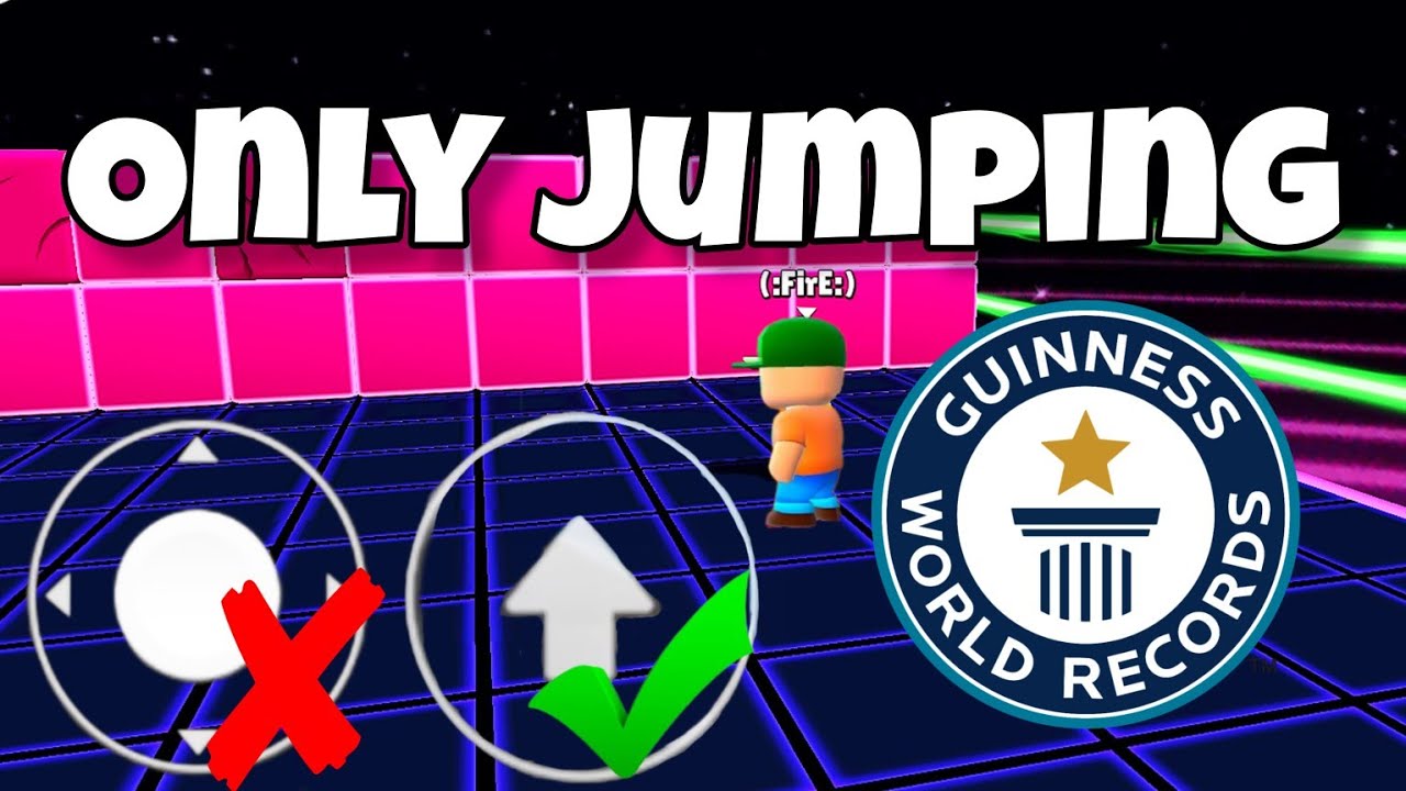 Only Jumping Challenge In Stumble Guys - YouTube