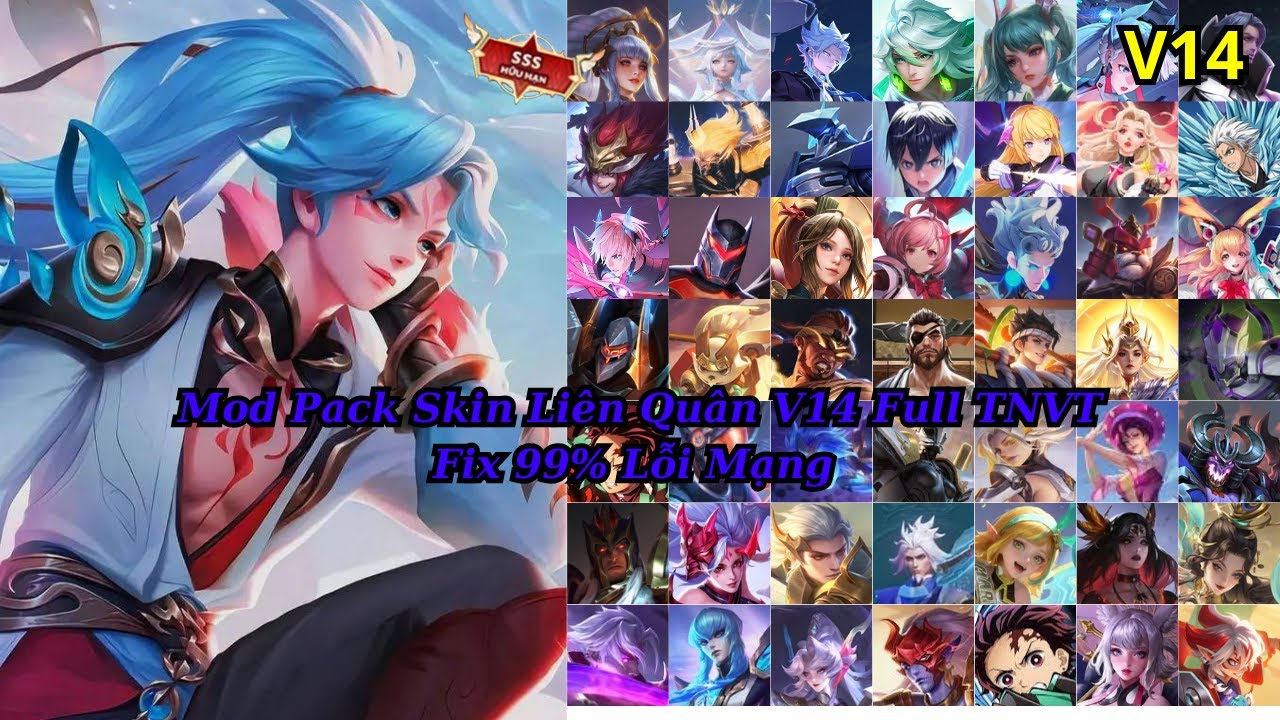 Mod Pack Skin Liên Quân V14 Full TNVT Fix 99% Lỗi Mạng Cực Xịn | Nhã ...