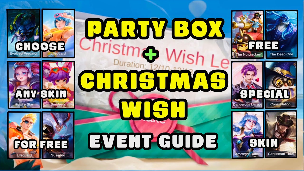 CHOOSE YOUR DREAM SPECIAL SKIN FOR FREE! | CHRISTMAS WISH EVENT X PARTY ...