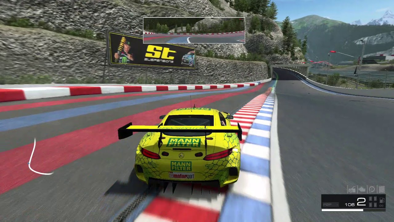 RaceRoom Racing Experience (R3E) Mercedes AMG GT3 Test Drive - Physical ...