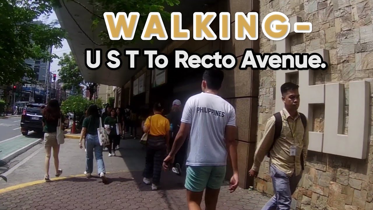Walking UST,FEU To Recto Avenue On Wednesday Sep 27,2023. - YouTube