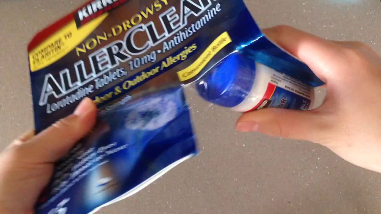 Kirkland non-drowsy allerclear loratadine tablets 10mg. Antihistamine ...