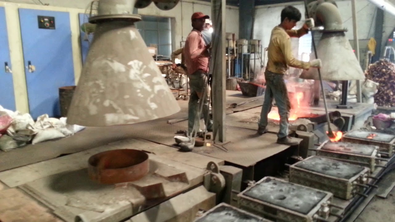 induction melting furnace - indo power - YouTube