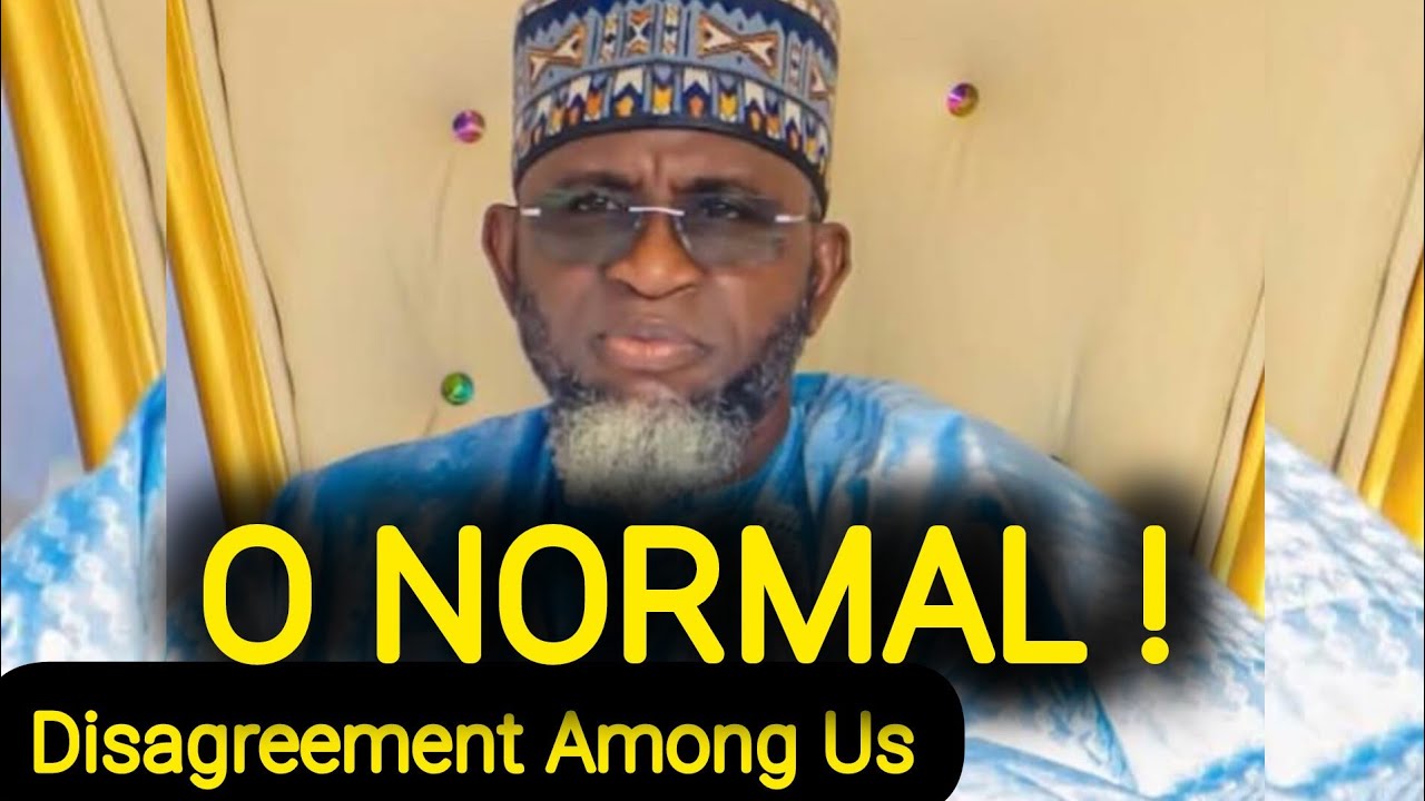 Disagreement Among People Is Normal But ... By Sheikh Dr. Imran Eleha ...