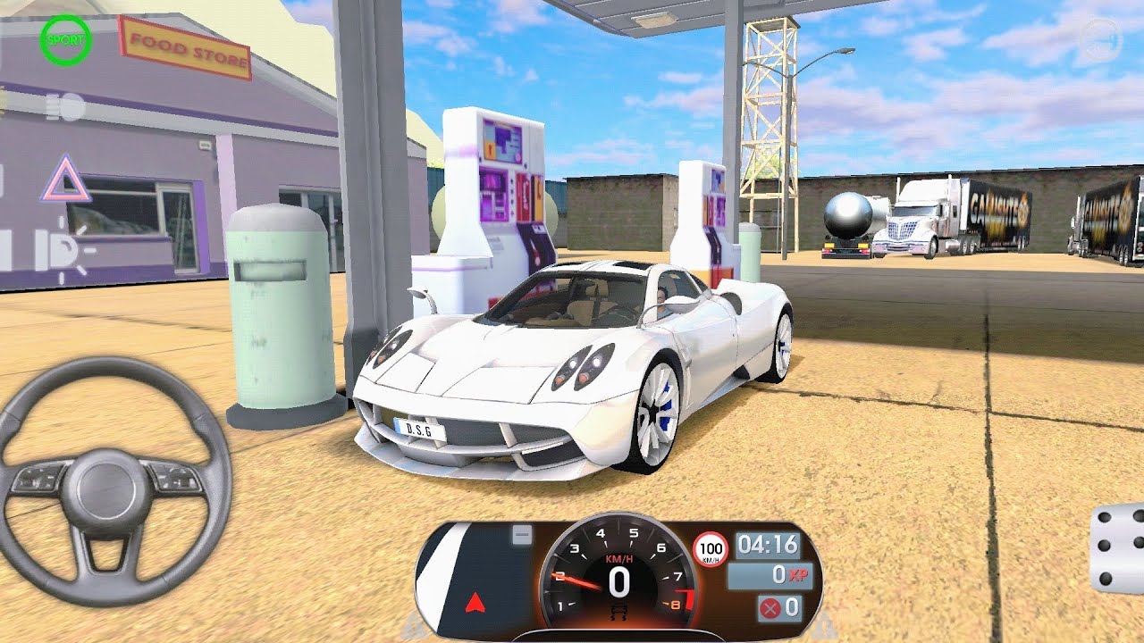 Driving School Sim - Pagani Huayra Driving on Route 66 & Top speed ...