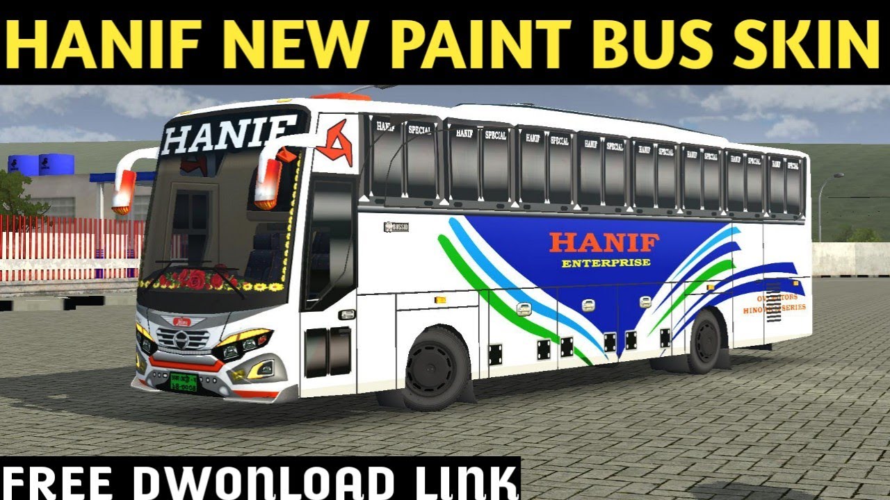 Hanif New Paint Bus Skin for Bussid 1st Bus. - YouTube