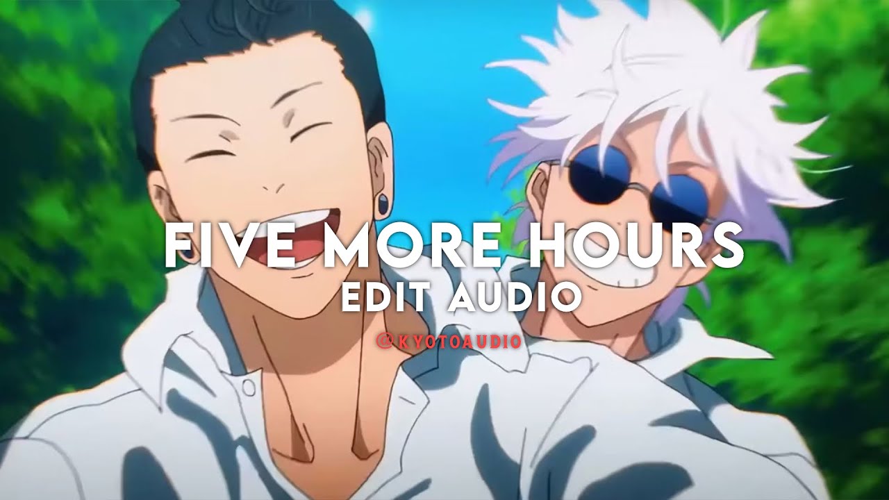 Five More Hours - Deorro Chris Brown [Edit Audio]! - YouTube