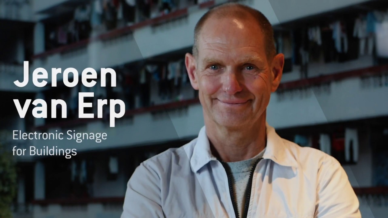 Jeroen van Erp - Electronic Signage for Buildings - YouTube