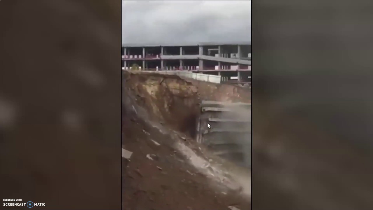 Collapse of Deep Excavation - YouTube