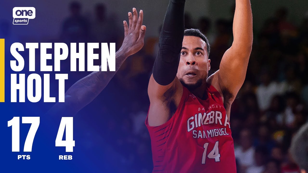 Stephen Holt 17 PTS in Brgy. Ginebra’s loss to San Miguel | PBA SEASON ...