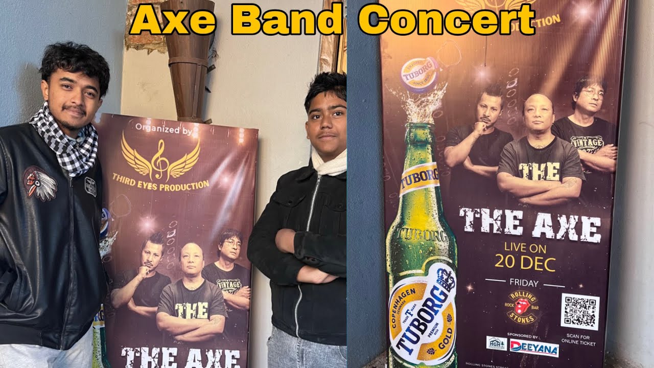 The axe band concert in bar😱🥰Live performance in lakeside @TheAxeBand ...