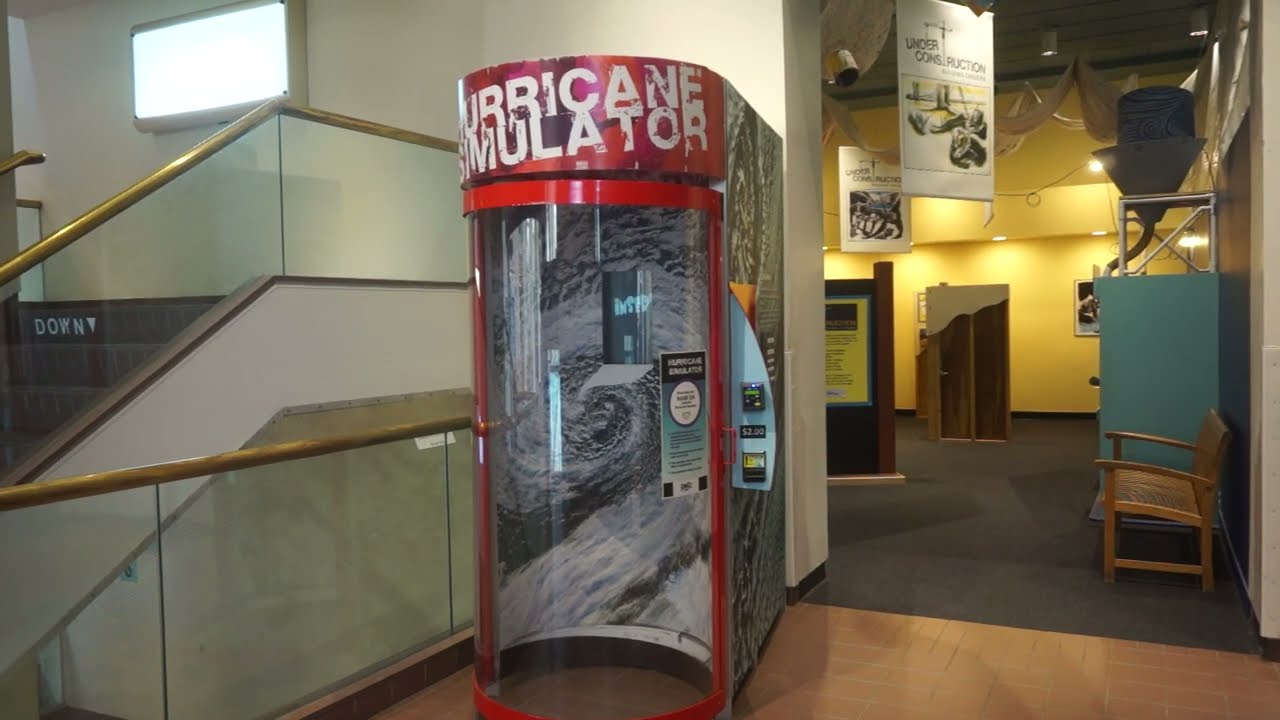 Hurricane Simulator at the Rochester Museum and Science Center - YouTube