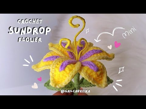 RAPUNZEL Mini SUNDROP Flower Crochet | TANGLED Sundrop Flower Crochet ...