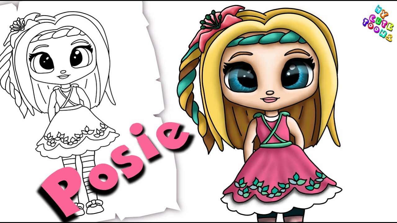 Little Charmers: How to Draw Posie | Easy - YouTube