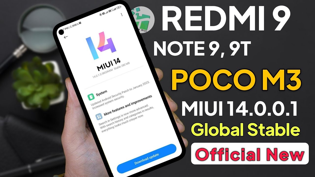 Redmi 9, Note9, 9T | POCO M3 MIUI 14 Update Officially Confirmed | Release Date? - YouTube