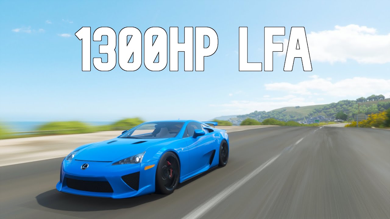 FH4 - Deafening 1300HP TT Lexus LFA Tears Up The Streets - YouTube