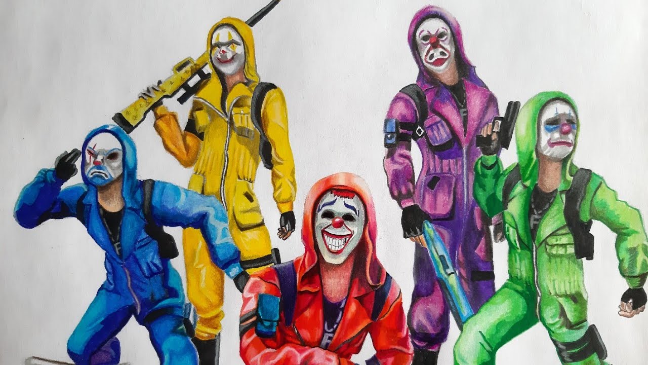TOP CRIMINAL FREE FIRE // DIBUJO - YouTube