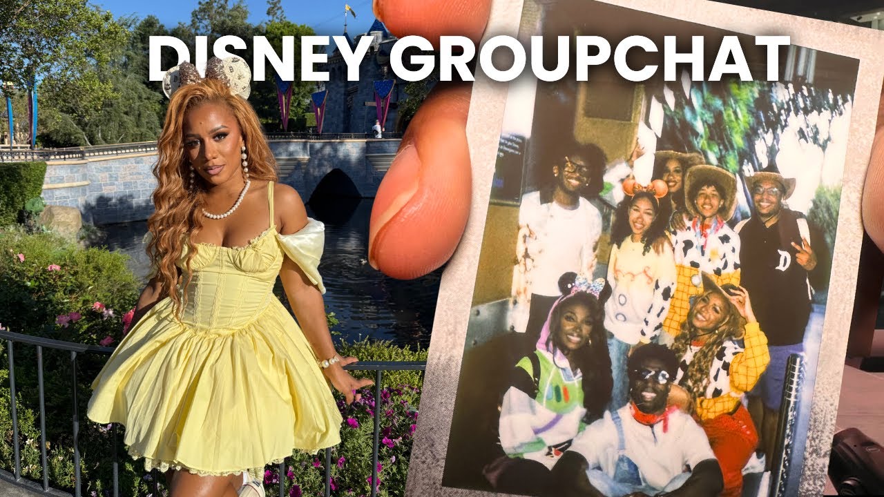 The group chat made it to Disney - PART 1 #Disneyland70 - YouTube