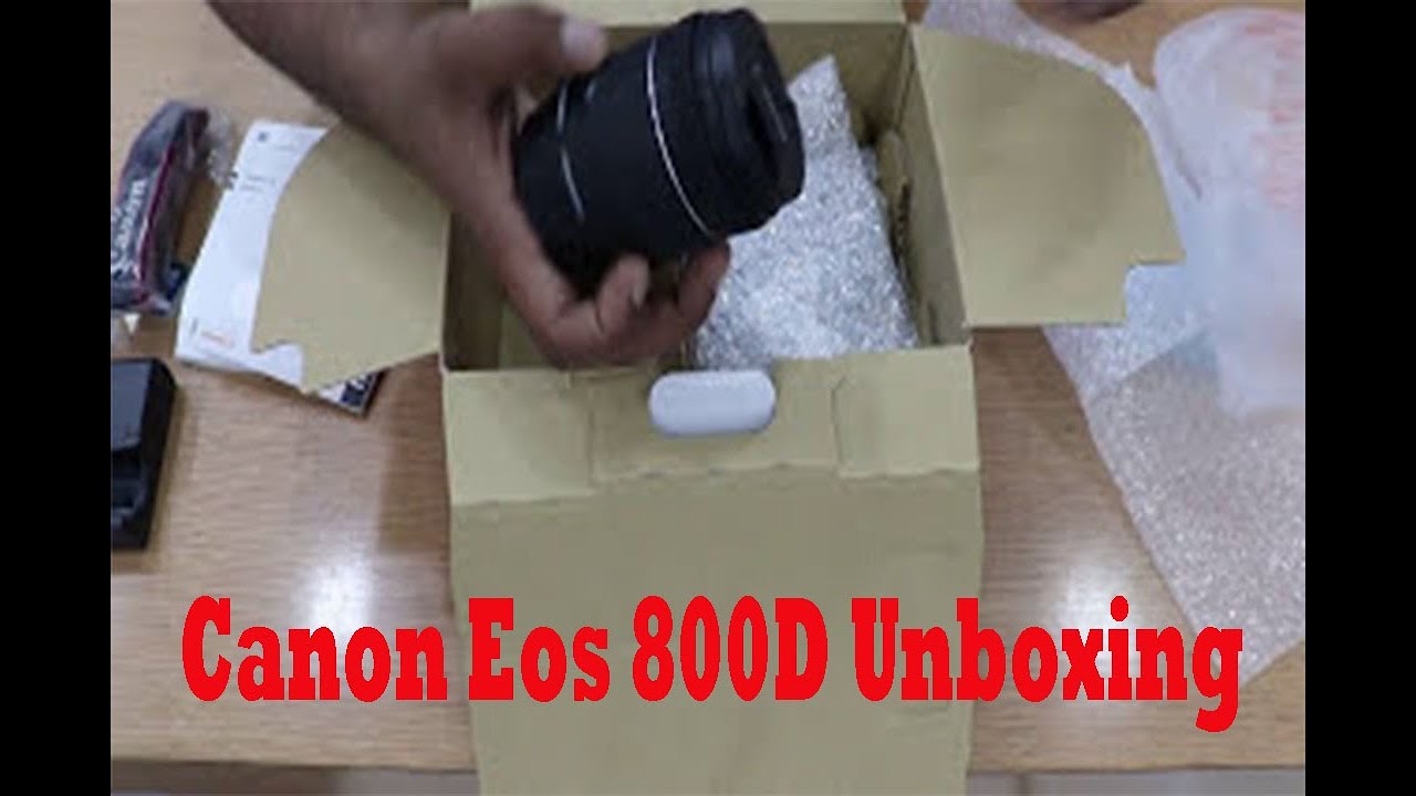 Canon Eos 800D unboxing || What's Inside Box? - YouTube
