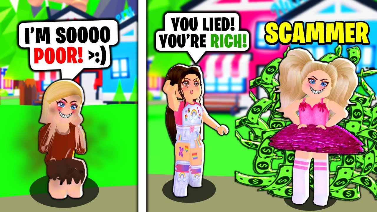 This Scammer was Pretending to be POOR... so we EXPOSED HER! (Roblox ...