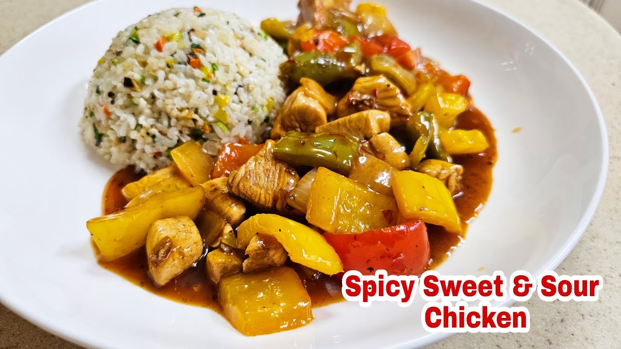 Spicy Sweet and Sour Chicken | Secret ng Simpleng ulam nasa Sauce lang ...