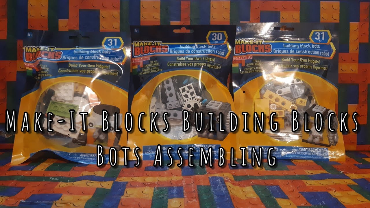 Make-It Blocks Building Blocks Bots Assembling - YouTube