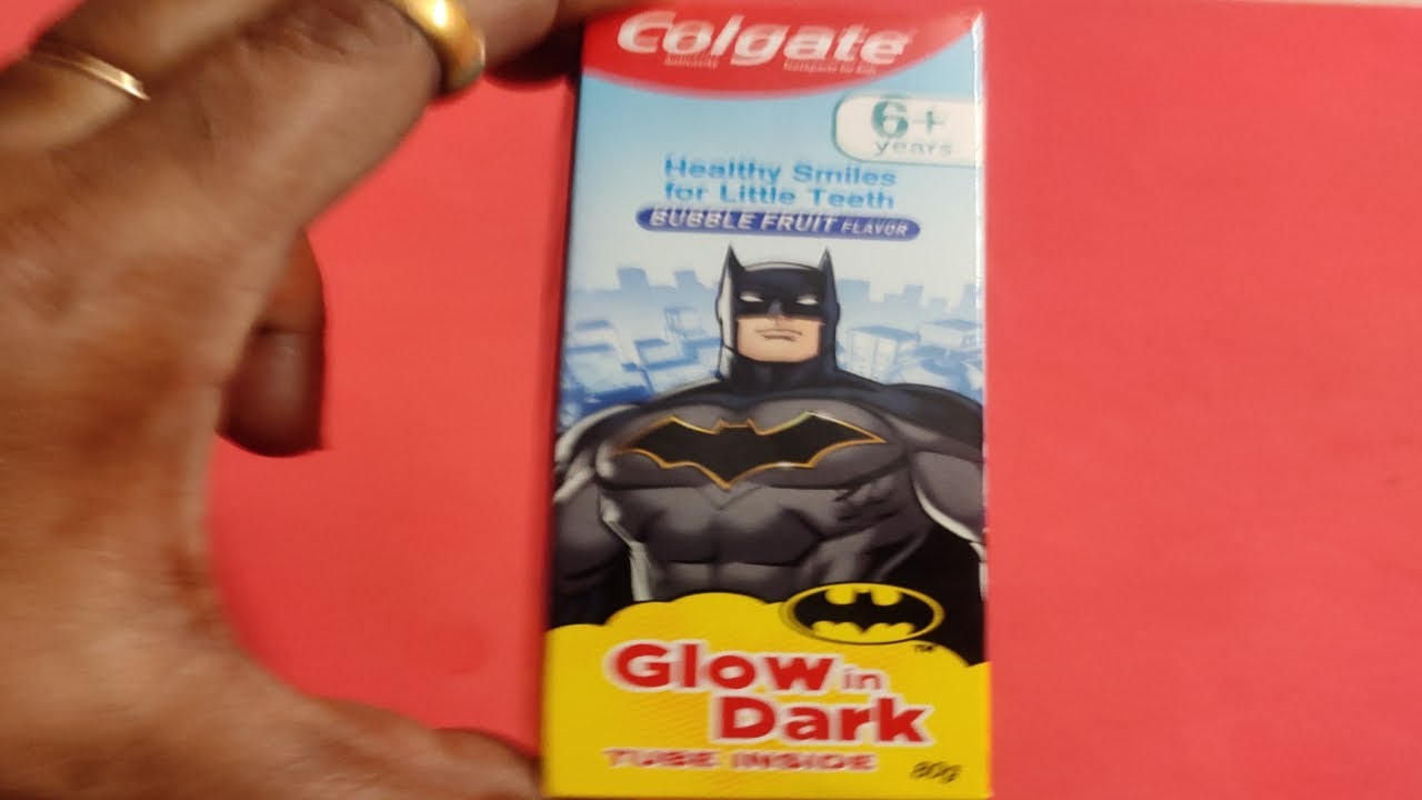 Colgate glow in dark | Batman Colgate Toothpaste with price - YouTube