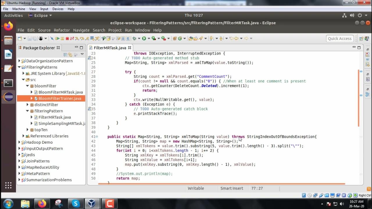 MapReduce and Design Patterns - Filtering Pattern Example - YouTube