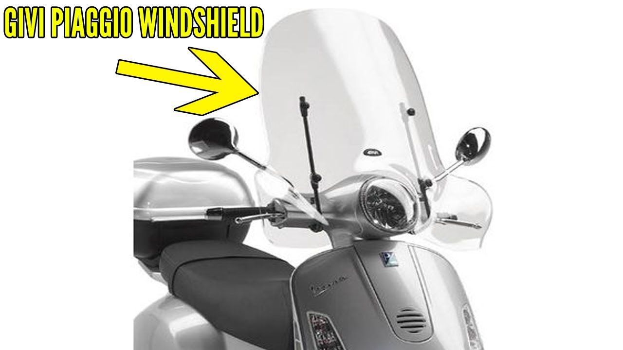 Givi Windshield for Piaggio GTS 300 Super/LX 50-125-150 (2008-current ...
