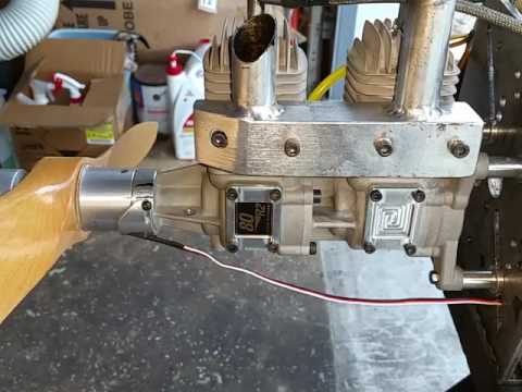 ZDZ 80 R2 IN LINE ENGINE with CH IGNITION Conversion - YouTube