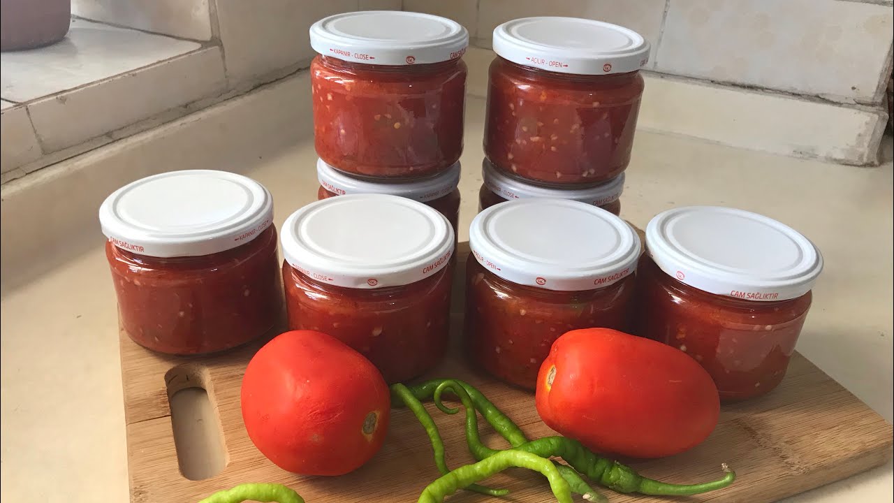 Domates Biber Sos Konserve|Domatesli Biber Turşusu|Kahvaltılık Sos ...