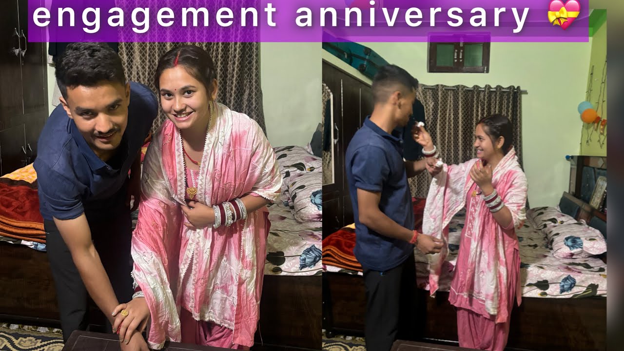 | engagement anniversary party 🌸💟| Negi ji ne diya surprise 🥳|# ...