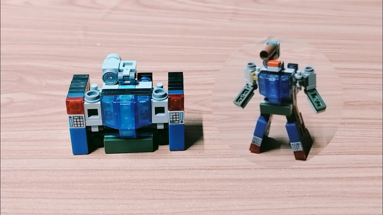 Mini Lego robot Transformer Megatron Soundwave moc G1 - easy Lego ...