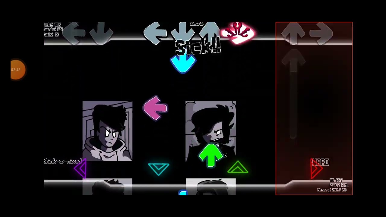 Fnf MC | Think z mixed| android test | - YouTube