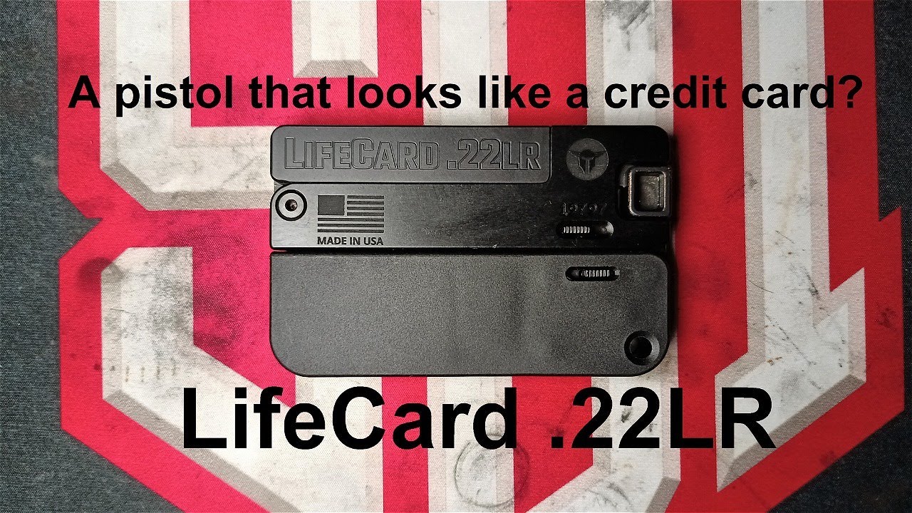 Trailblazer LifeCard 22 long rifle pistol, review - YouTube