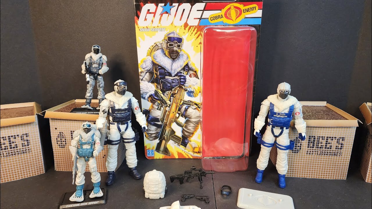 GIJoe Classified Series Retro Cardback Snow Serpent - YouTube