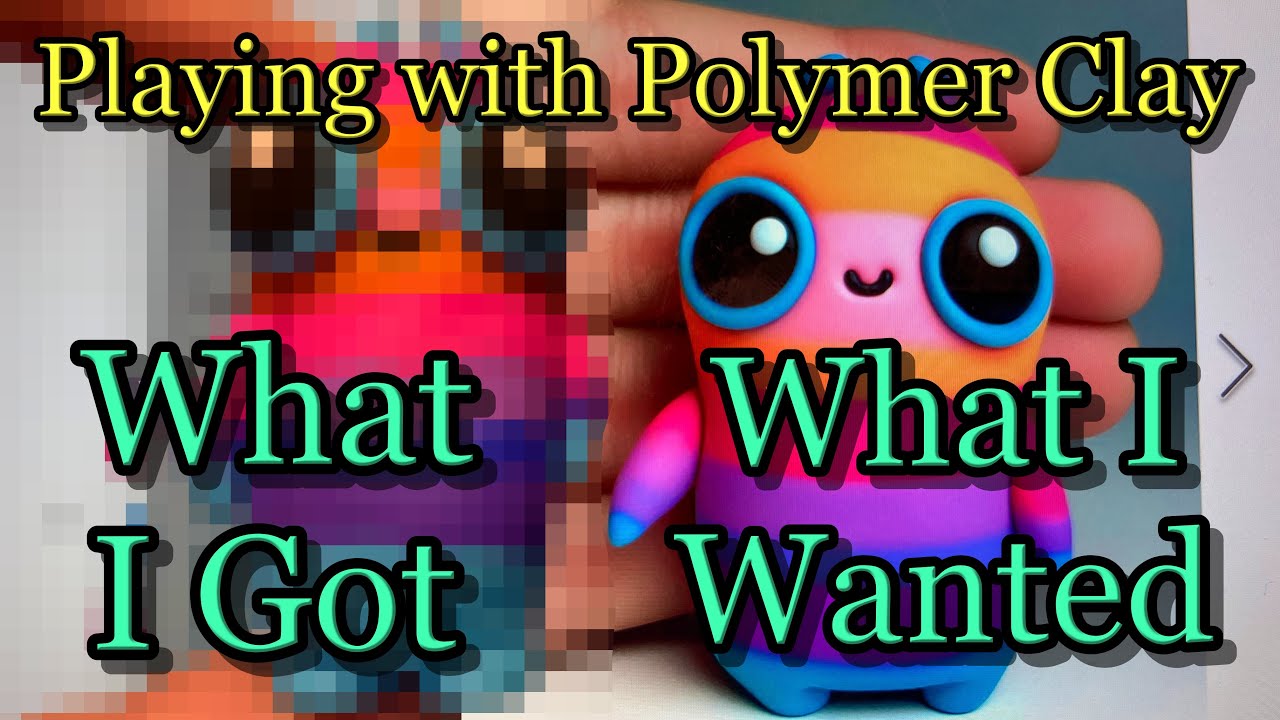Polymer Critter, Multi Colored Bean Dude 1, December 4, 2024 - YouTube