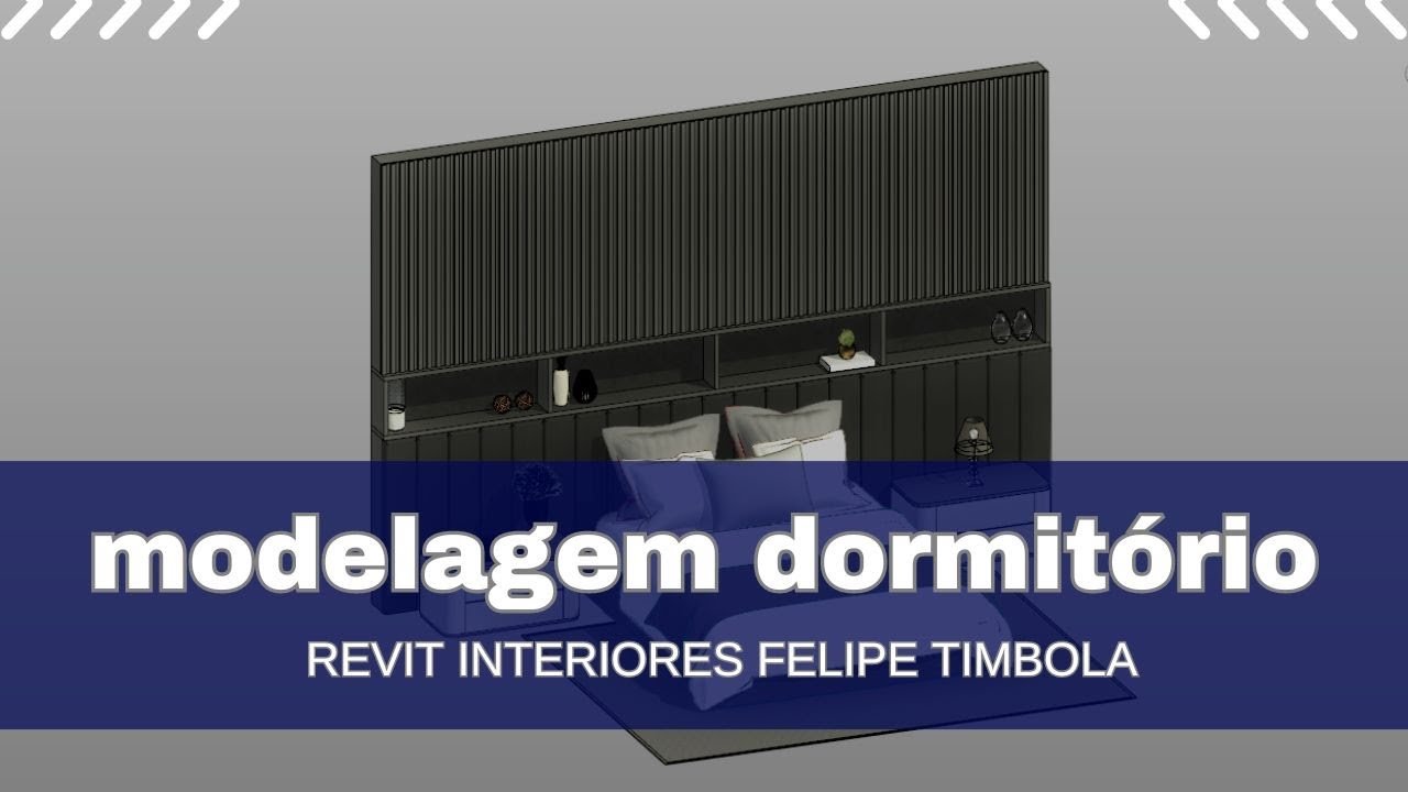 [REVIT INTERIORES] MODELAGEM DORMITÓRIO RIPADO - YouTube