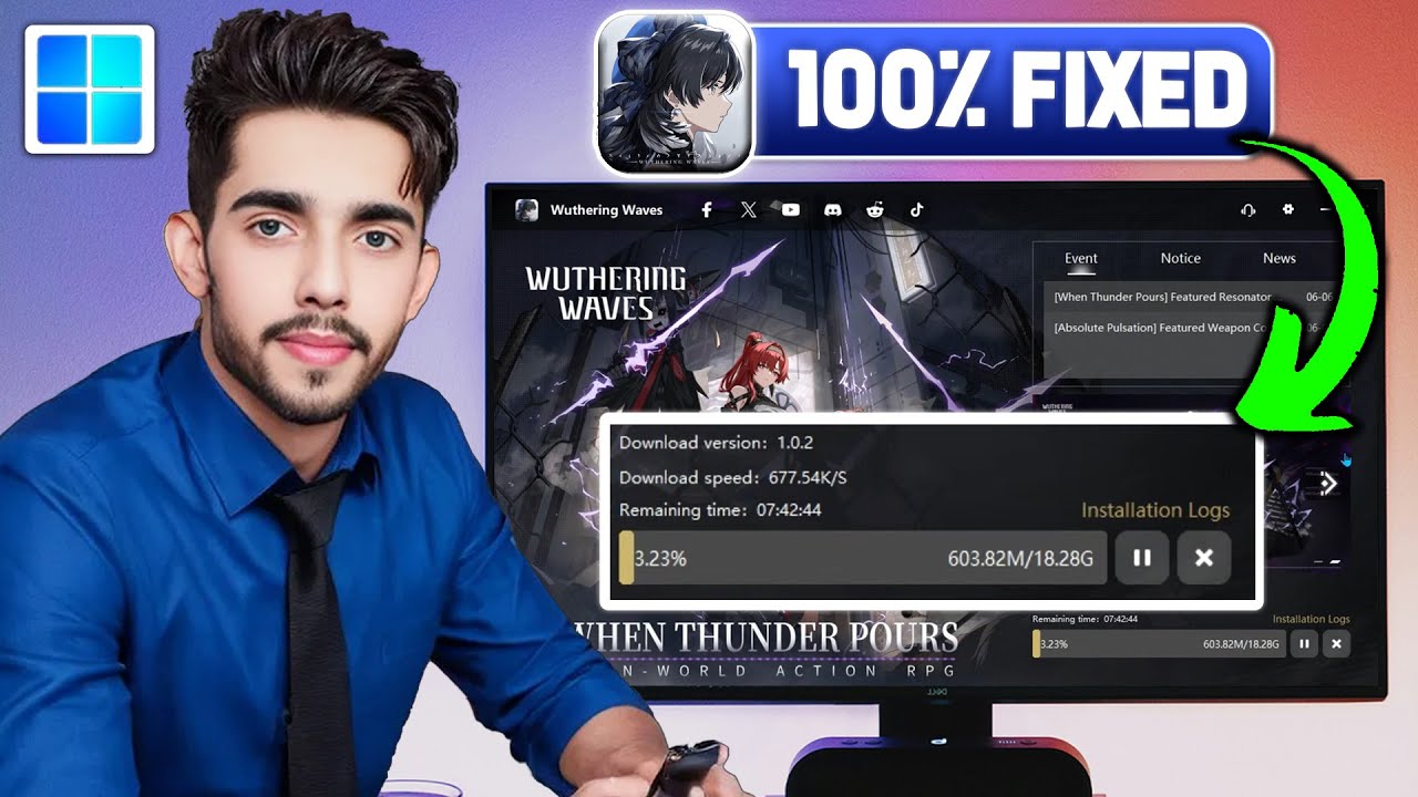 How To Fix Wuthering Waves Download Stuck or Very Slow - Tutorial (2025 New Method) - YouTube