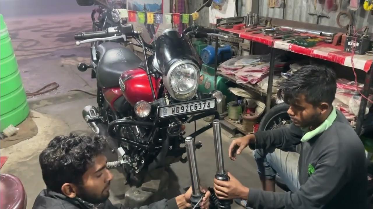 Bajaj avenger soccer Rubber problem. Solve 🤝#mithunmandal - YouTube
